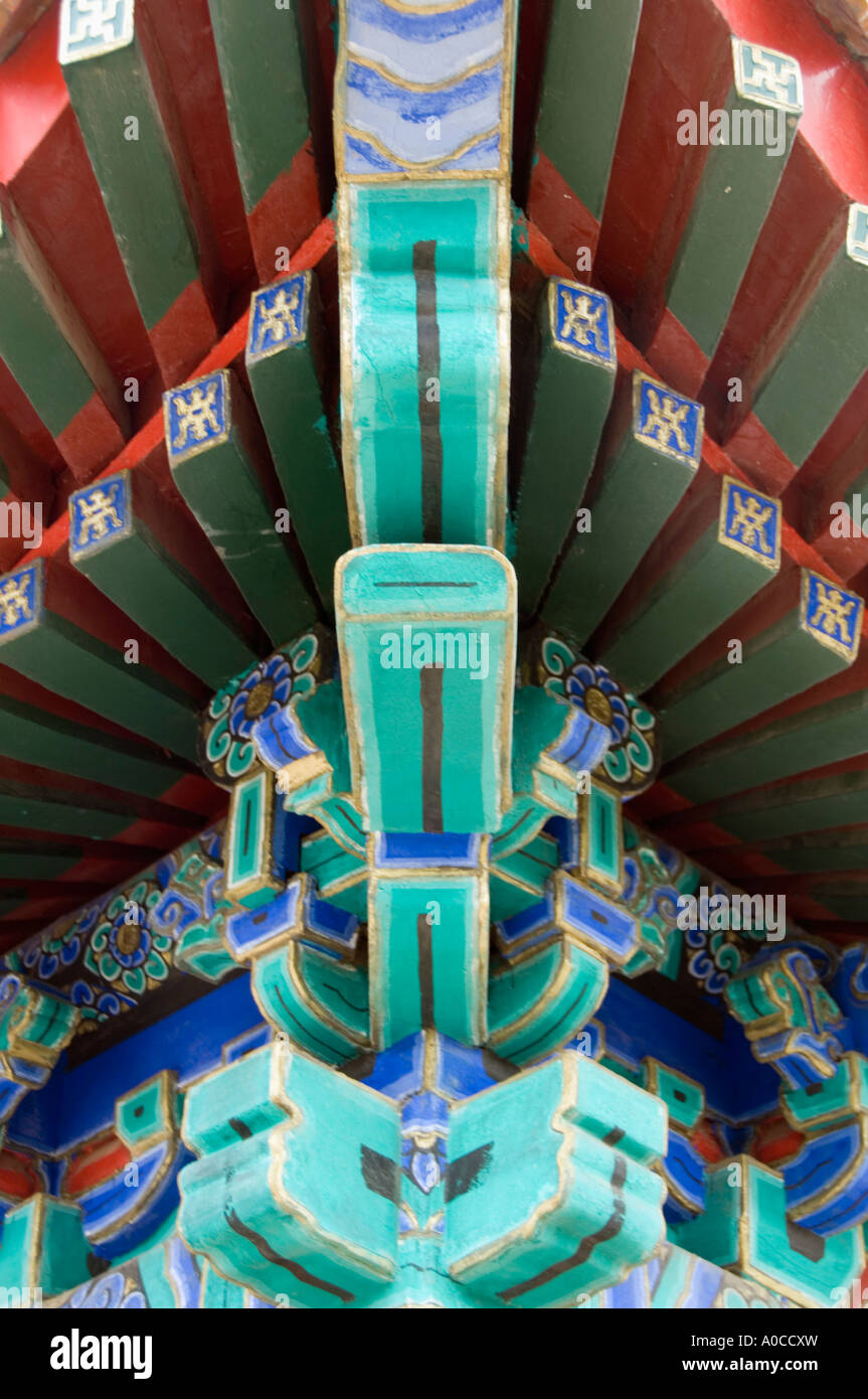 A close-up view of the Architecture of Pule Temple Stock Photo - Alamy