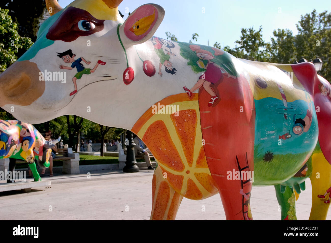 Artistic cow model hi-res stock photography and images - Alamy