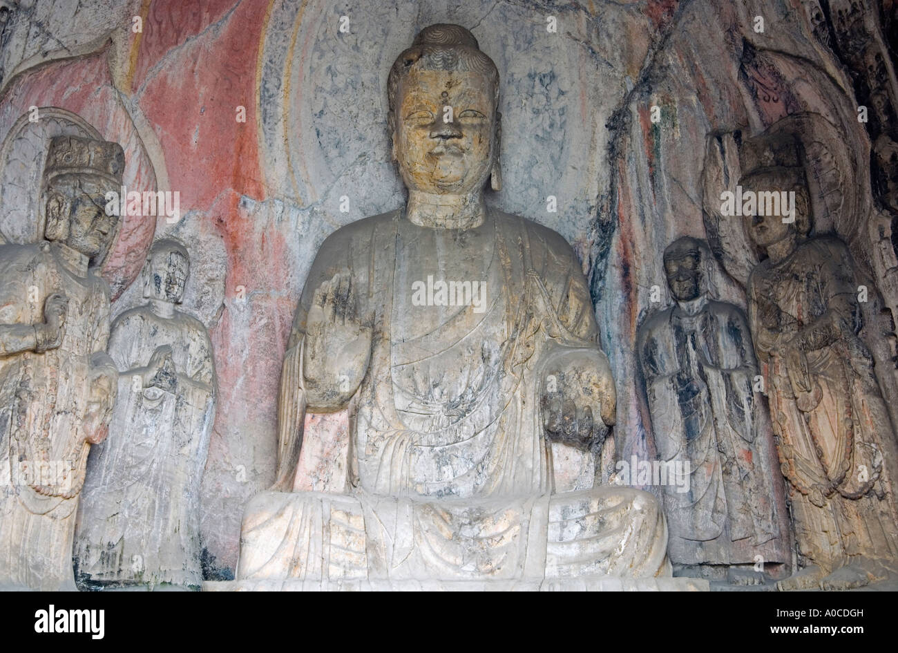 The World Heritage site of Lotus Cave (Lianhua Cave) of The grand ...