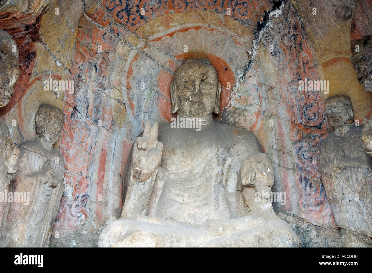Longmen grottoes caves in hi-res stock photography and images - Alamy