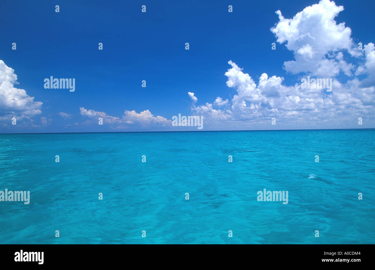 Tropics ocean blue sky Stock Photo - Alamy