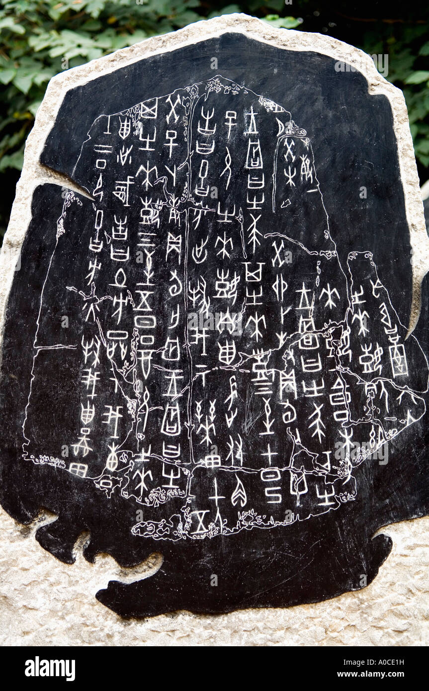 Inscribed Oracle Bone From the Shang Dynasty in Yinxu city, Henan ...