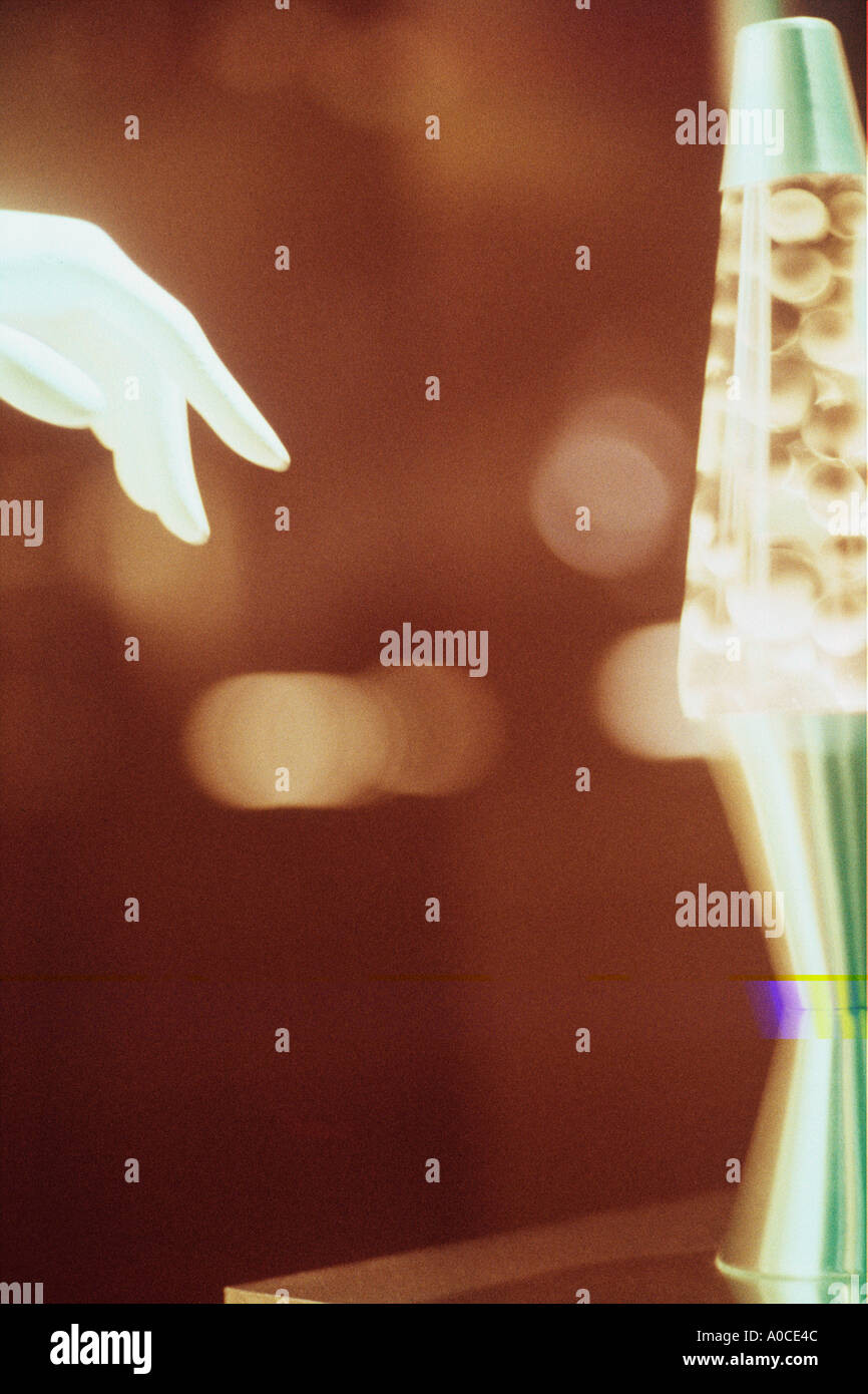 hand with lava lamp Stock Photo - Alamy