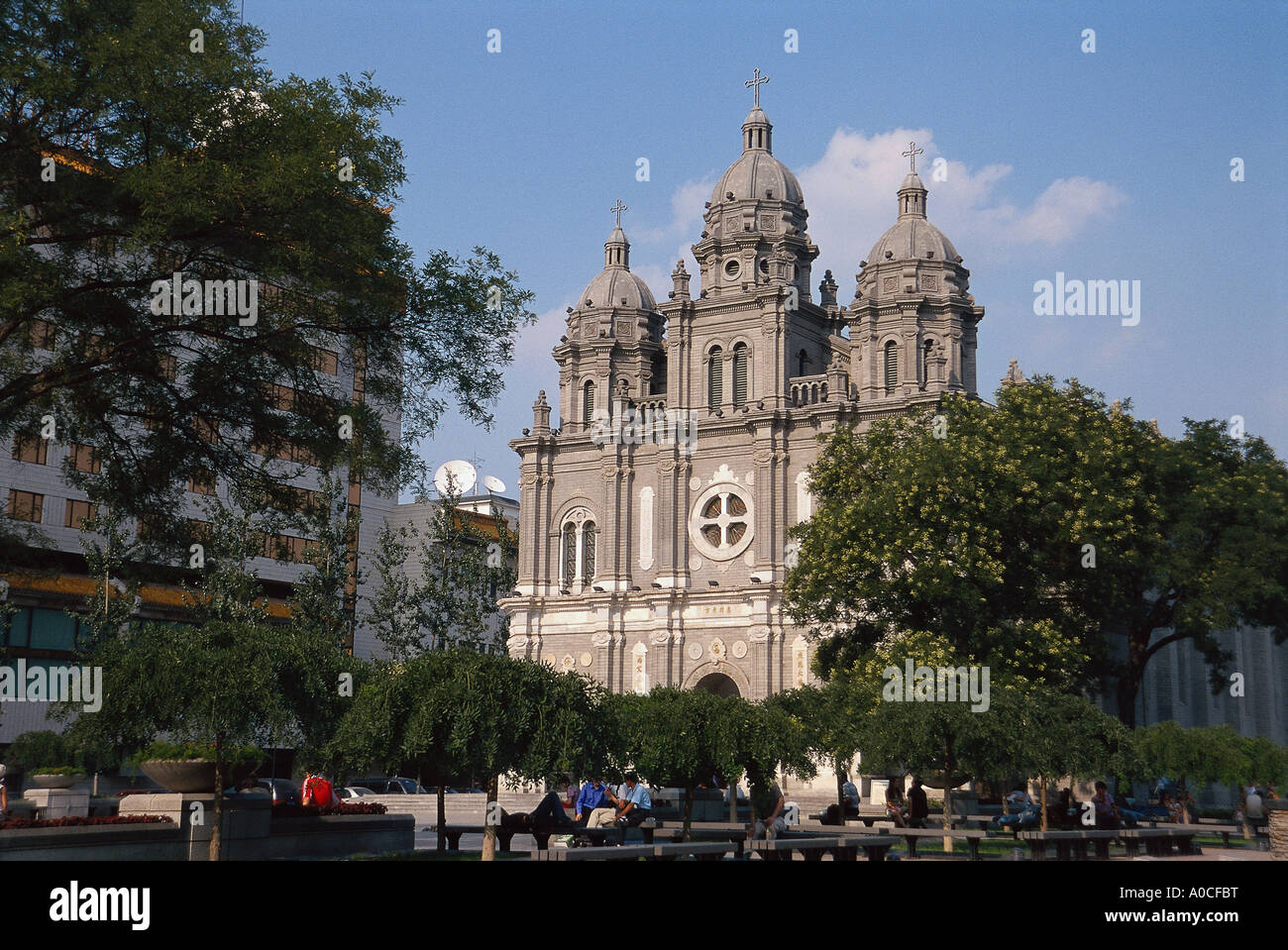 Wangfujing Catholic Church in beijing Stock Photo - Alamy