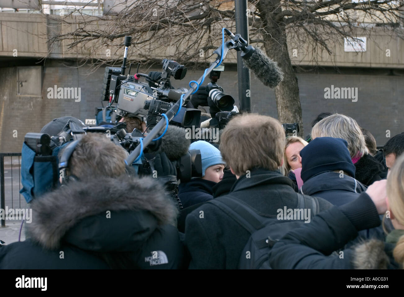 Media Scrum High Resolution Stock Photography and Images - Alamy