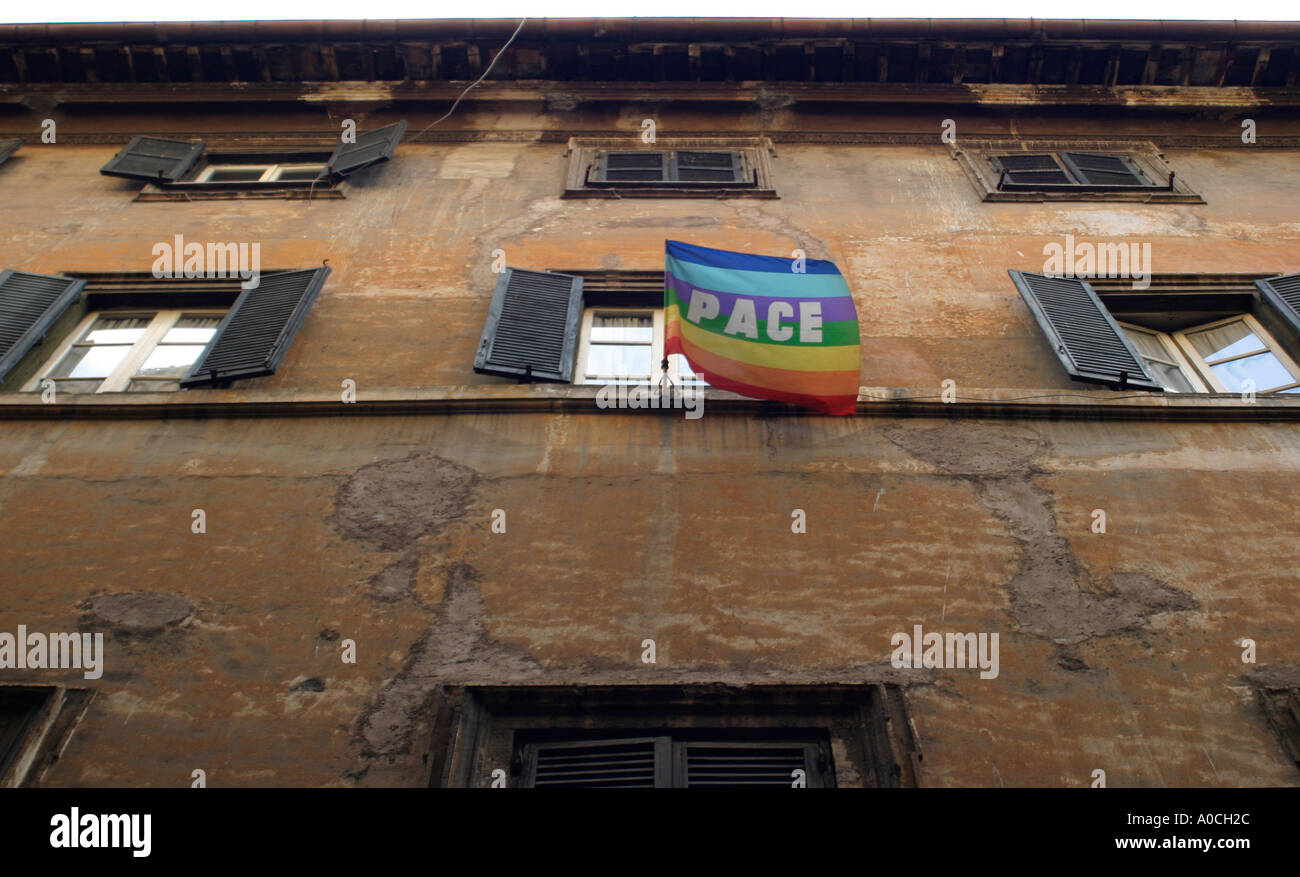 Pace flag italy hi-res stock photography and images - Alamy