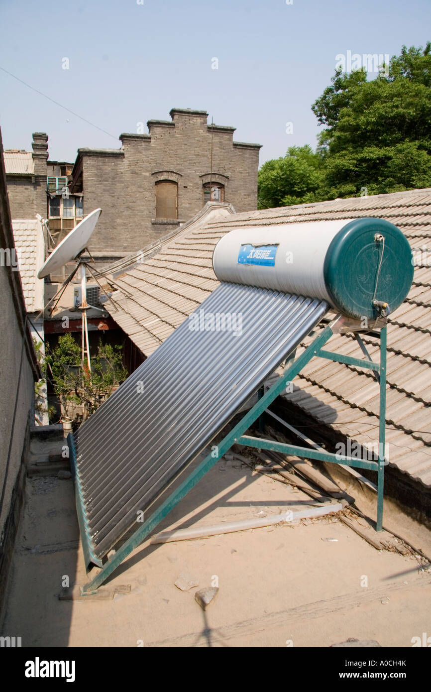 China roof solar panel hi-res stock photography and images - Alamy