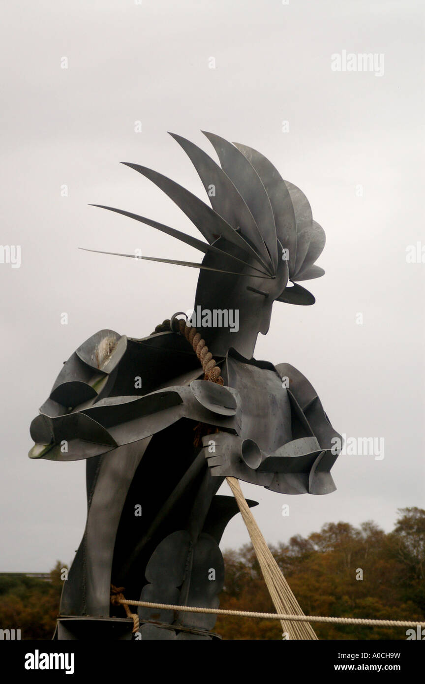 statue at Eden project Cornwall England UK Great Britain Stock Photo ...