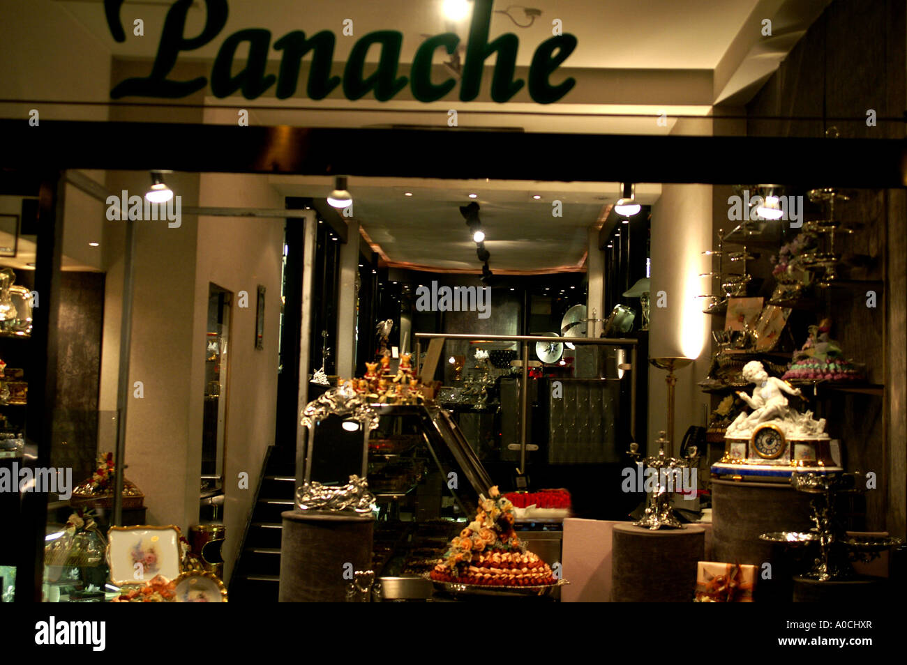 Panache chocolate shop London Stock Photo - Alamy