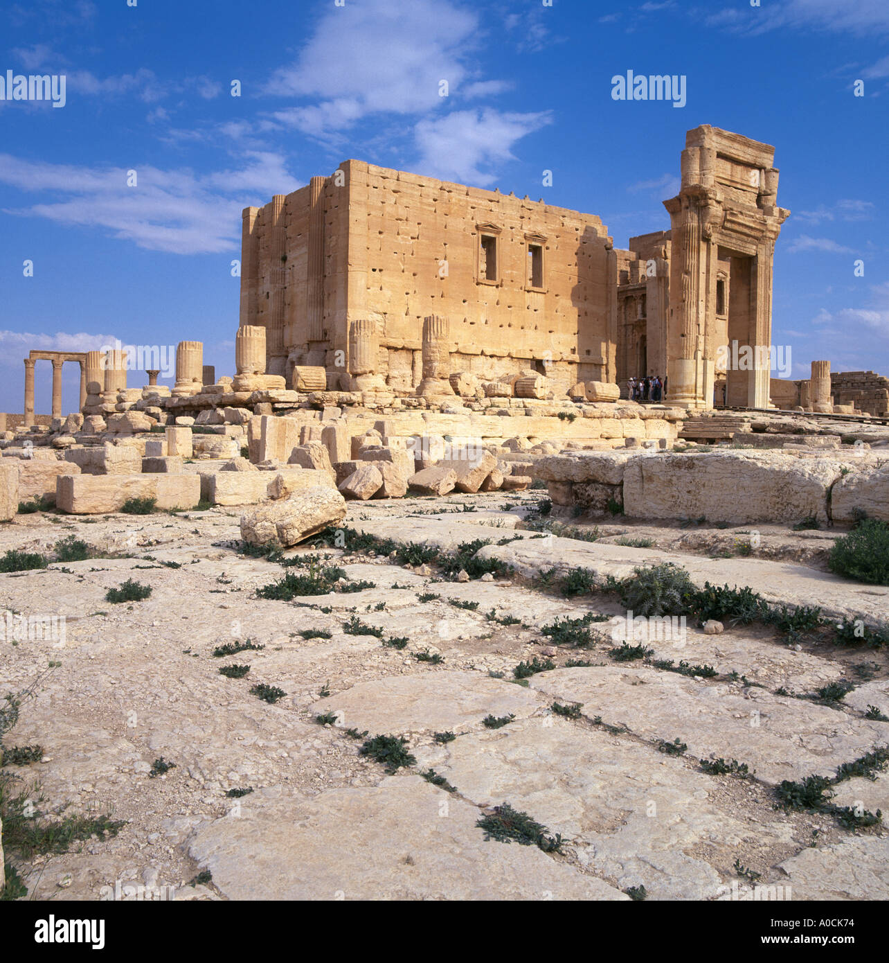 Temple of Bel Palmyra Syria Stock Photo - Alamy