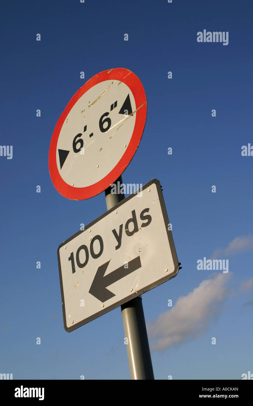 Maximum Width Warning Sign near Marlow Berkshire United kingdom Stock ...