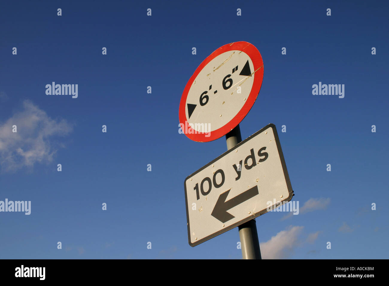 Maximum Width Warning Sign near Marlow Berkshire United kingdom Stock ...