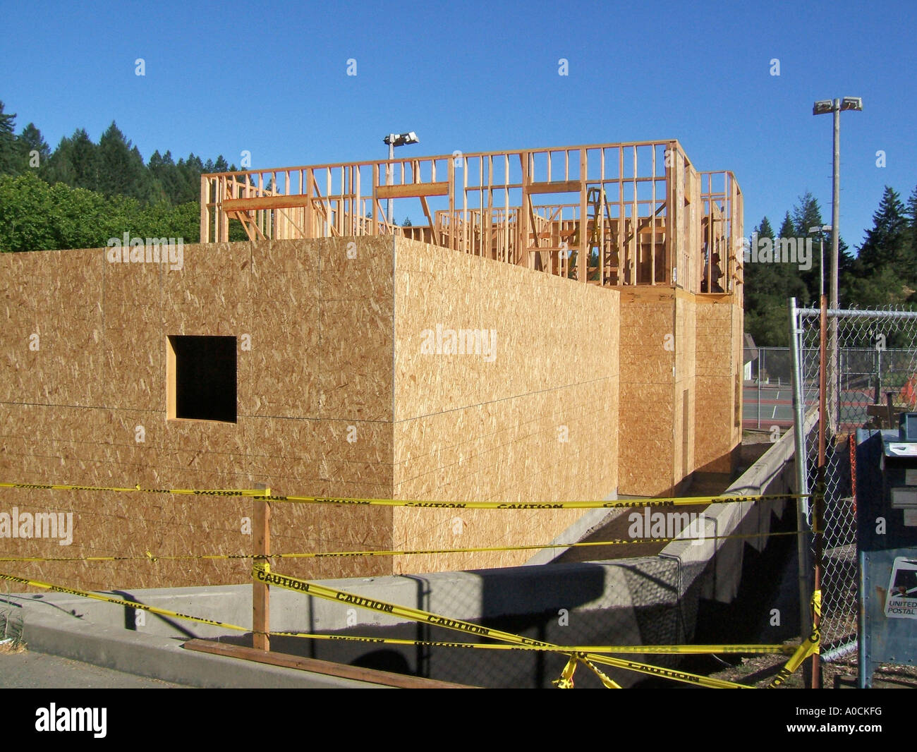 Construction of the new fire station for the Occidental Volunteer Fire ...