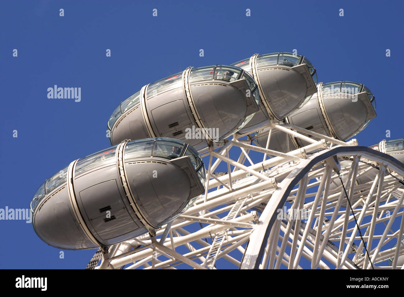London Eye attraction Embankment Central London United Kingdom Stock ...