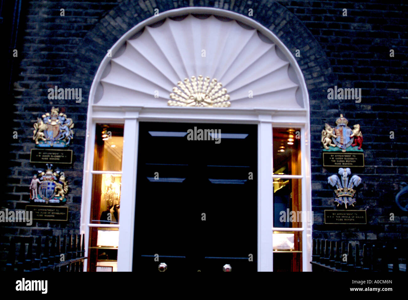 Robe makers by appointment Savile Row London W5 Stock Photo - Alamy