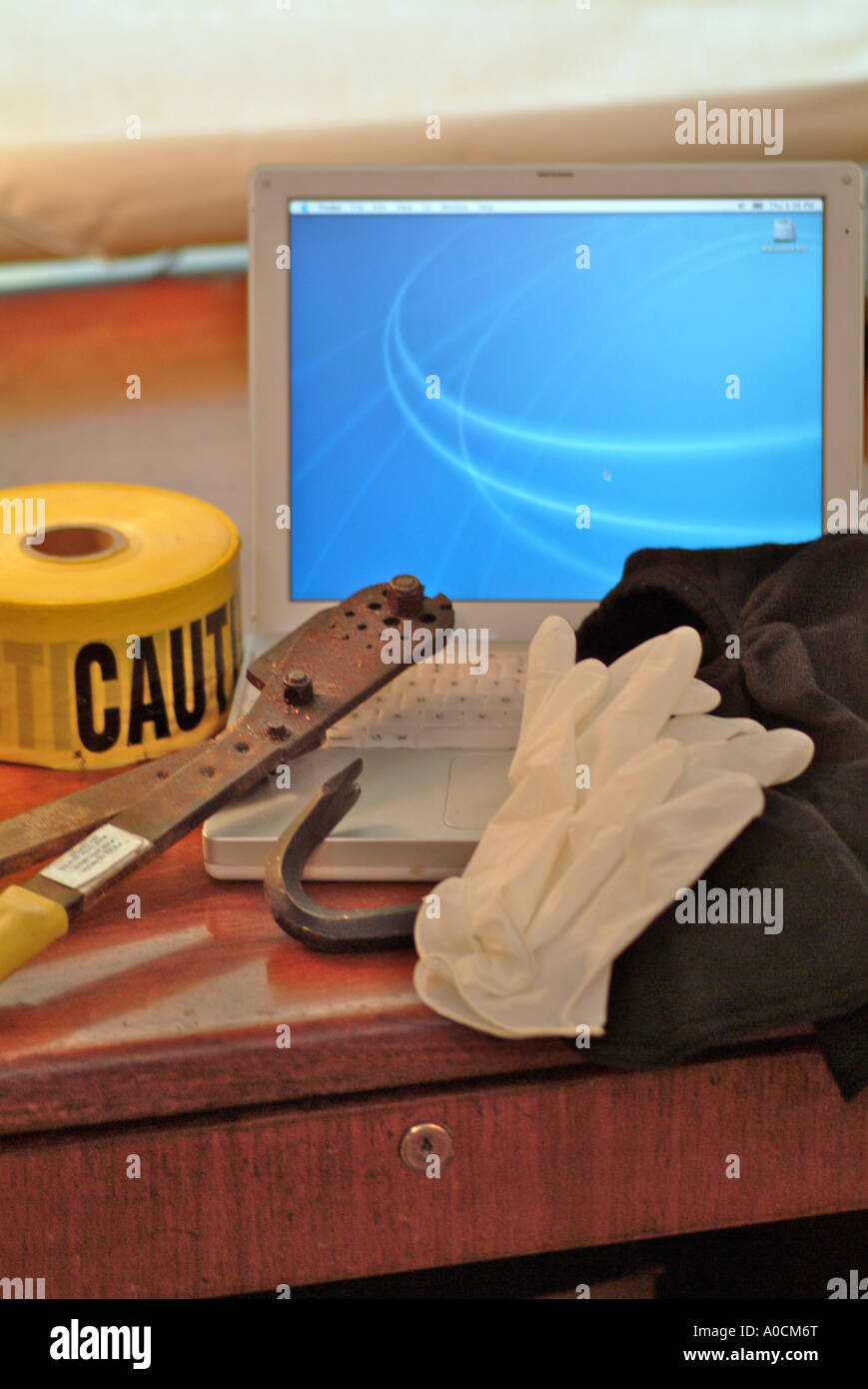 Crime scene vertical tape hi-res stock photography and images - Alamy