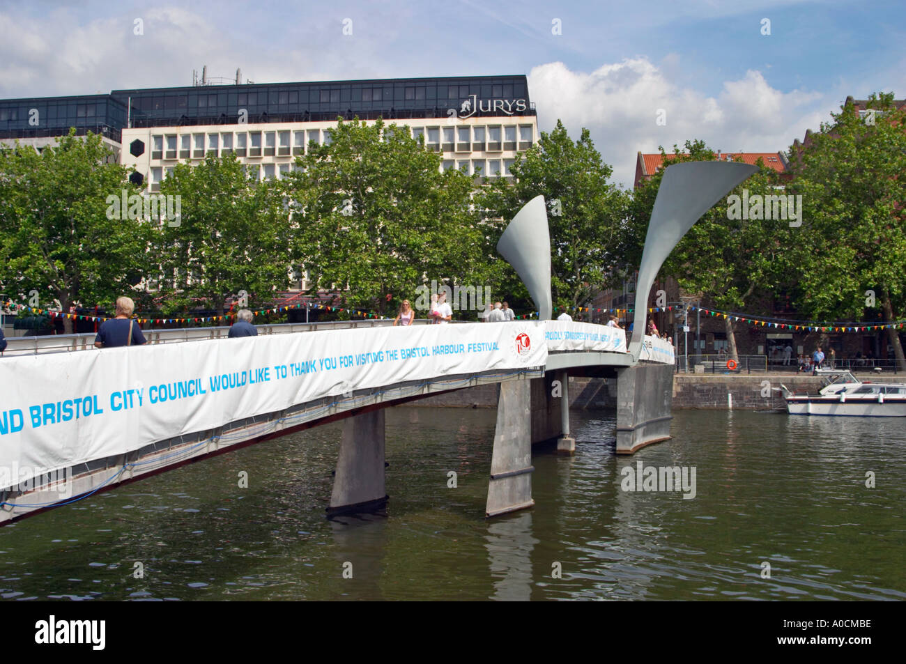 The Pero Bridge Bristol England Stock Photo - Alamy