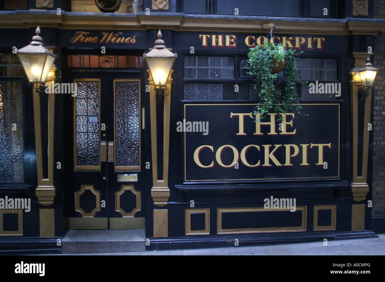 Cockpit public house Standrews hill near St Pauls London Stock Photo ...