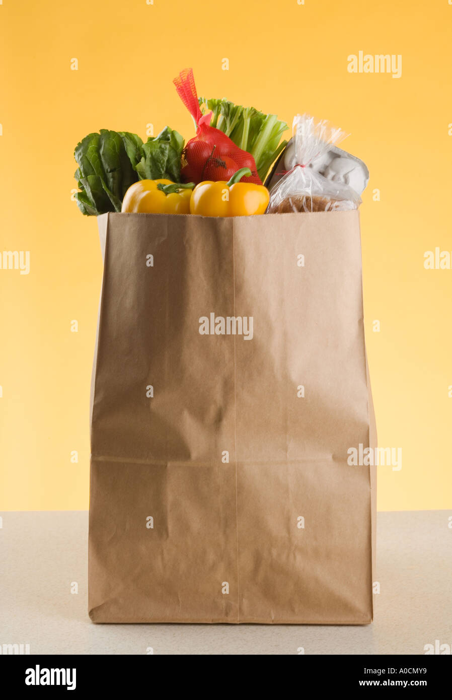 Full paper bag food hi-res stock photography and images - Alamy