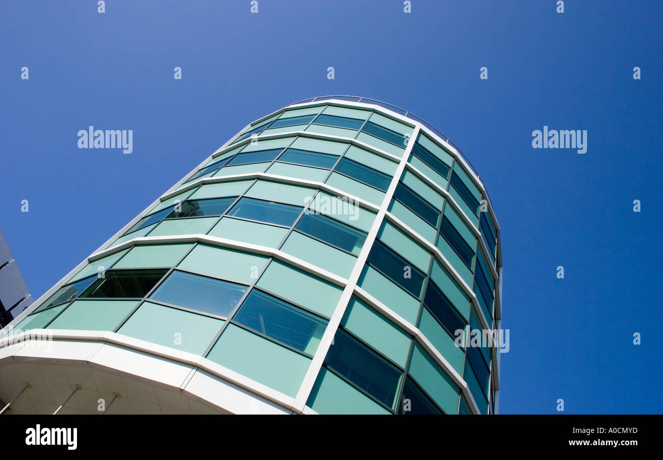 Curved Car parking Lot Building Stock Photo - Alamy