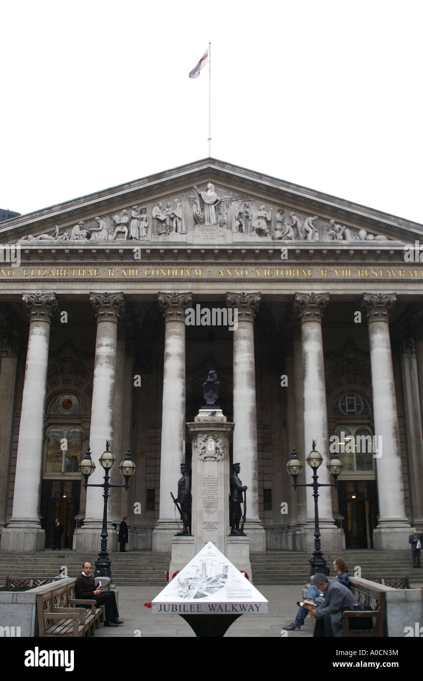Royal Exchange London England UK Stock Photo - Alamy