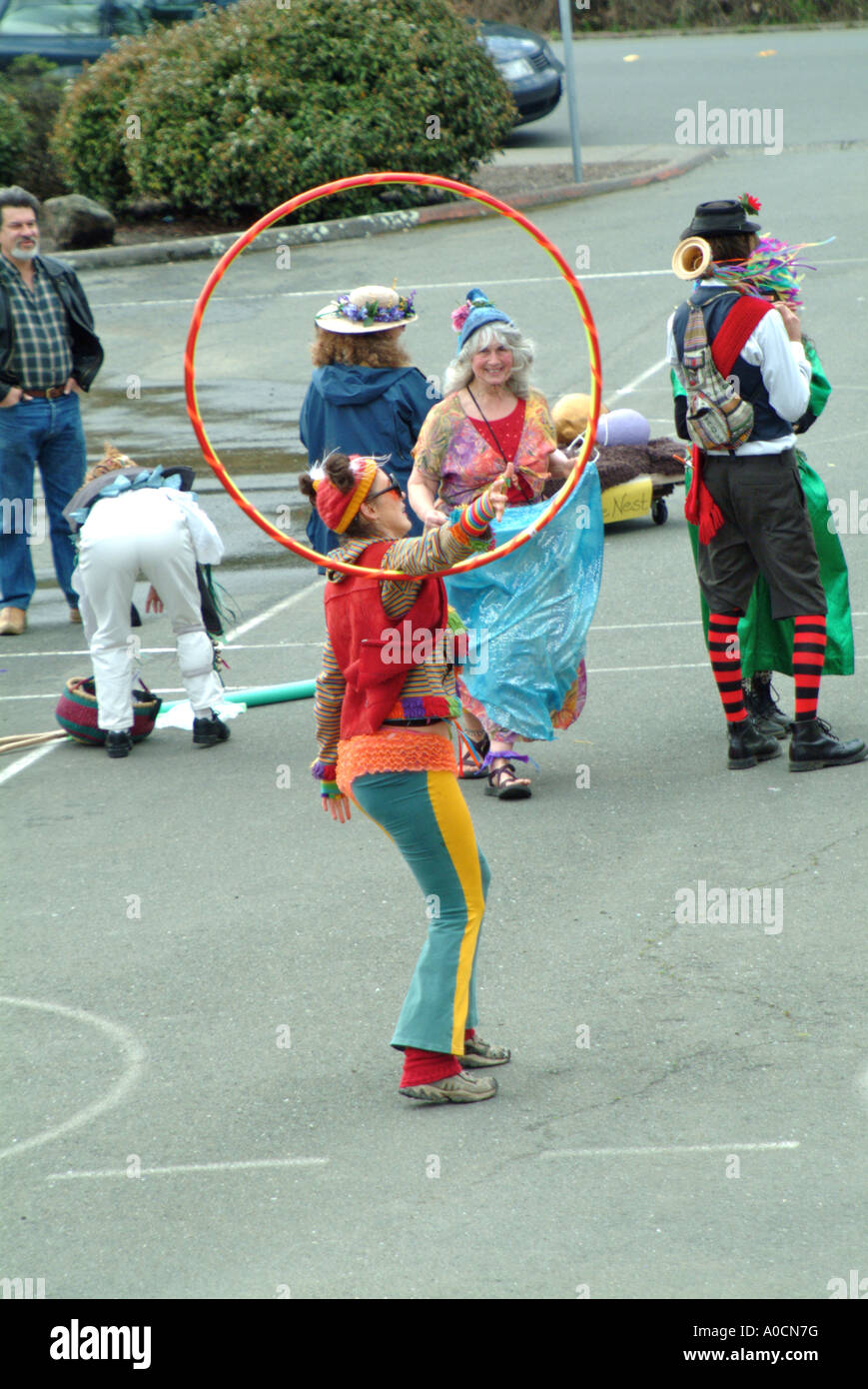 Attendees dress up in strange costumes for the annual Occidental ...