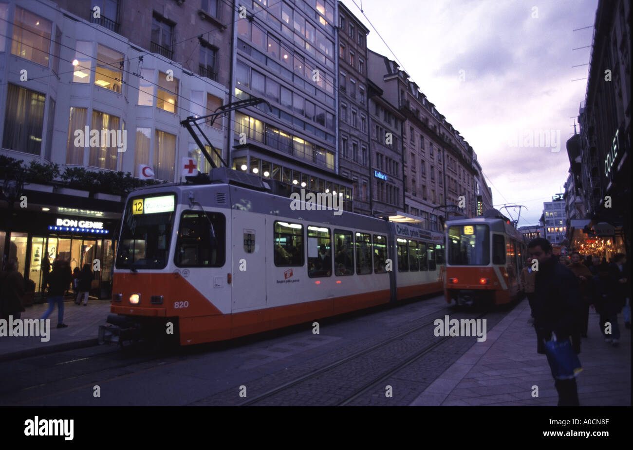 Public transportation geneve hi-res stock photography and images - Alamy
