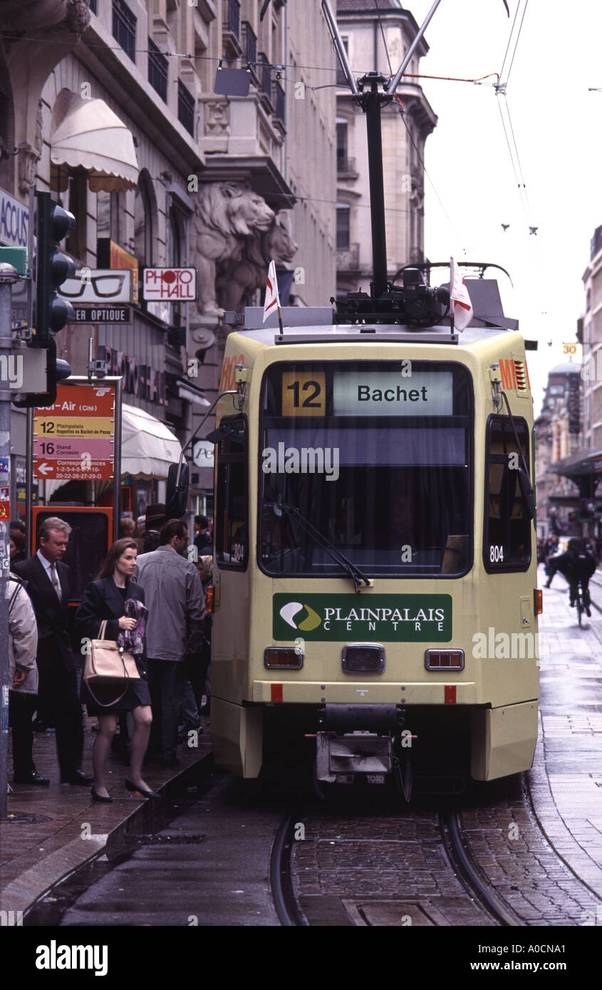 Public transportation geneve hi-res stock photography and images - Alamy