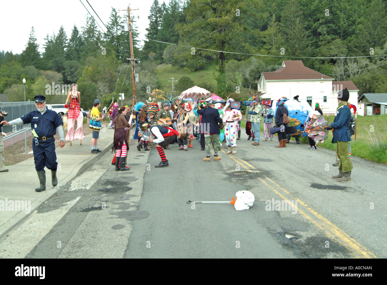 The annual Occidental California Fools Day Parade gets off to a raucous ...
