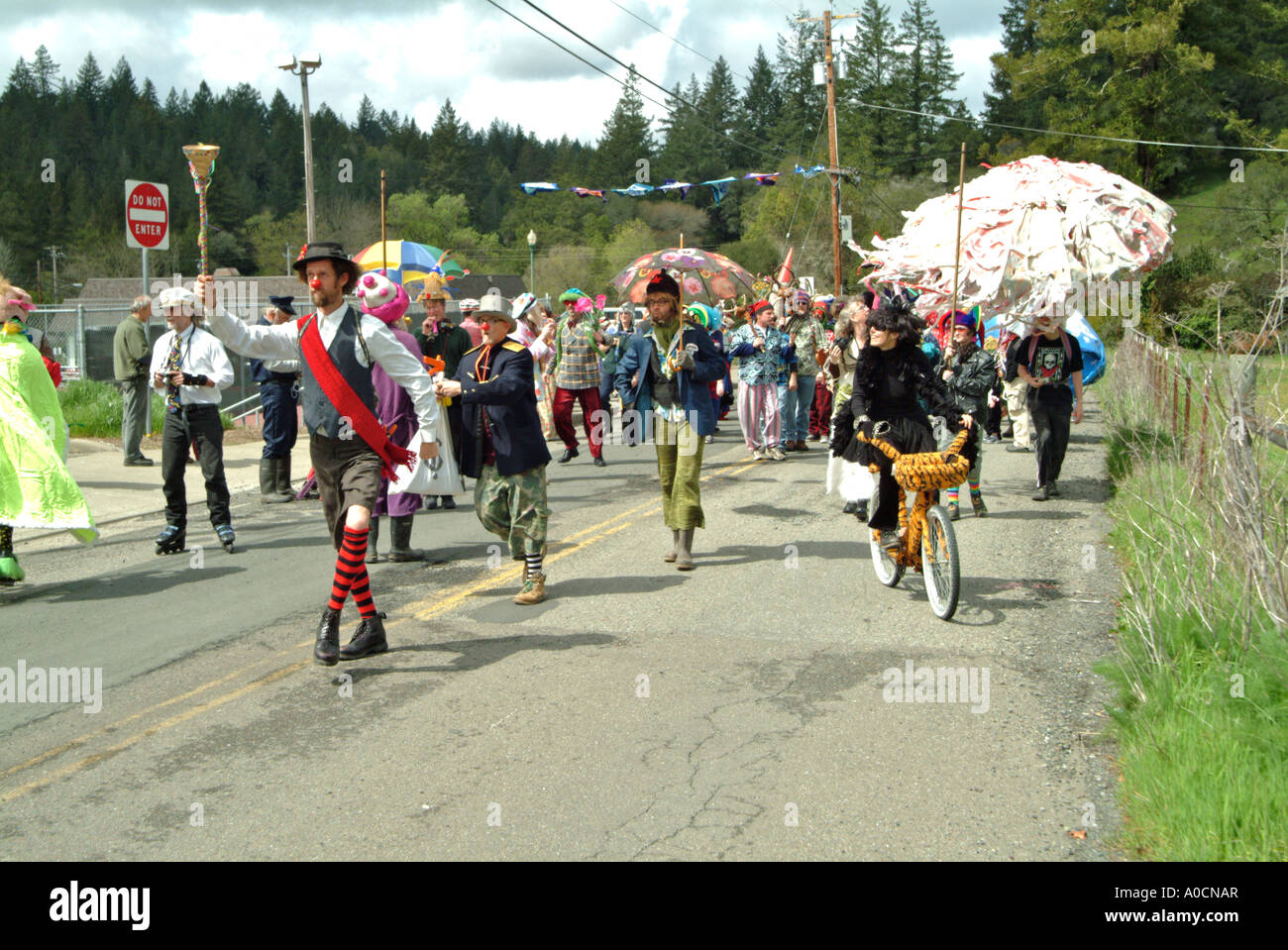 The annual Occidental California Fools Day Parade gets off to a raucous ...