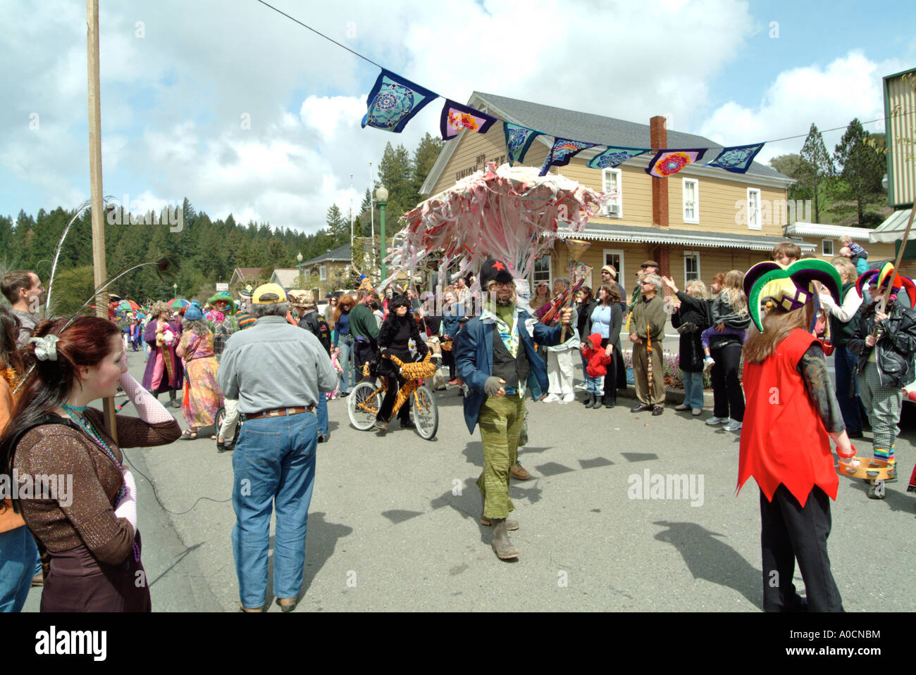 Attendees dress up in strange costumes for the annual Occidental ...