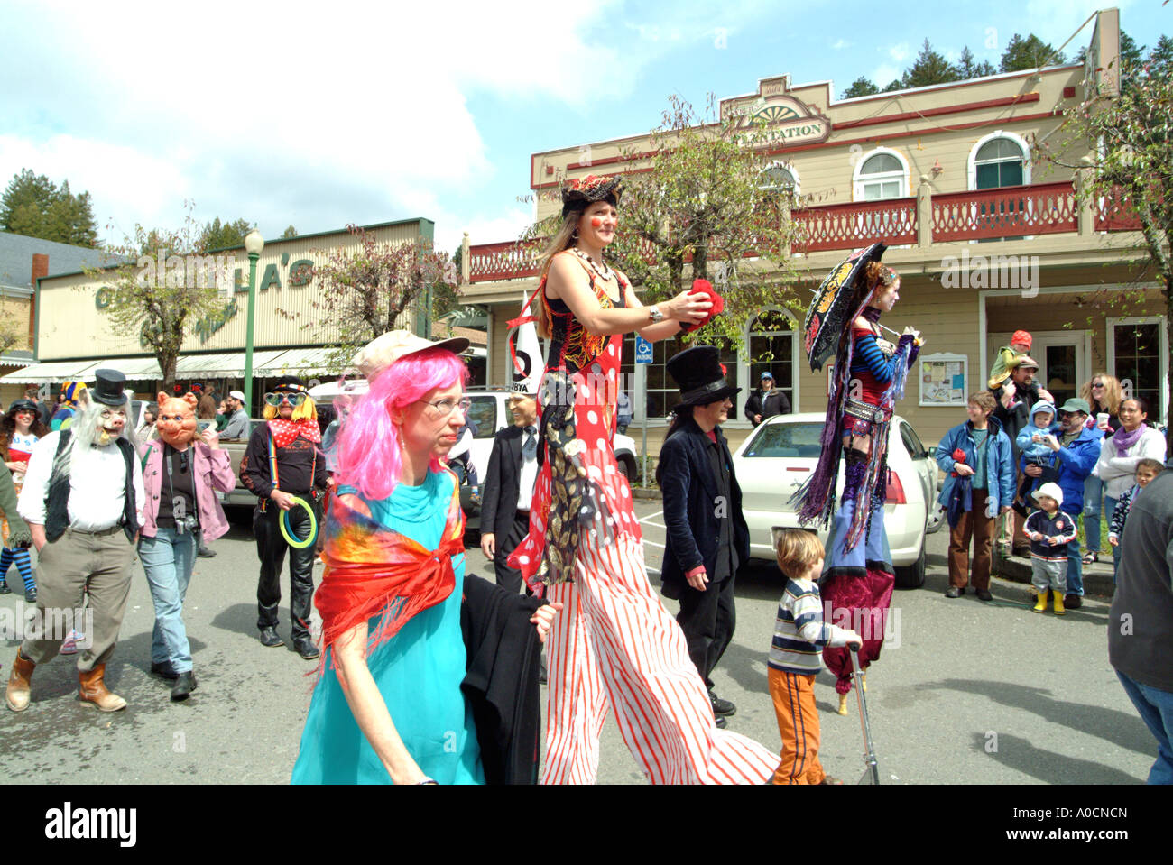 Attendees dress up in strange costumes for the annual Occidental ...