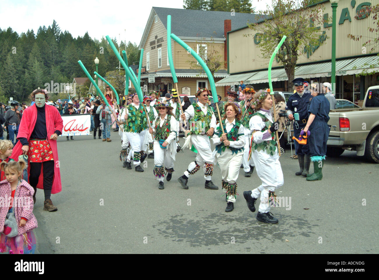 Attendees dress up in strange costumes for the annual Occidental ...
