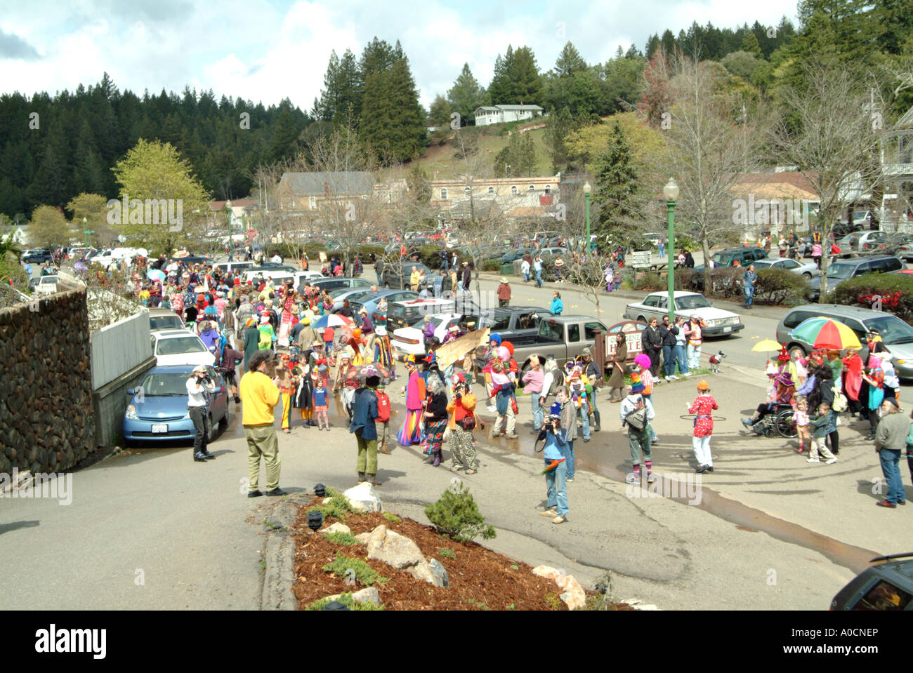 Attendees dress up in strange costumes for the annual Occidental ...