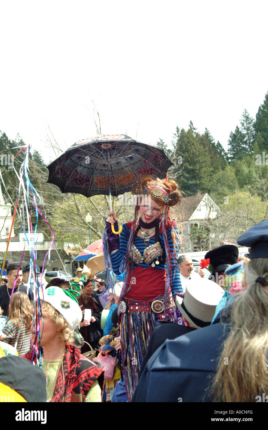 Attendees dress up in strange costumes for the annual Occidental ...