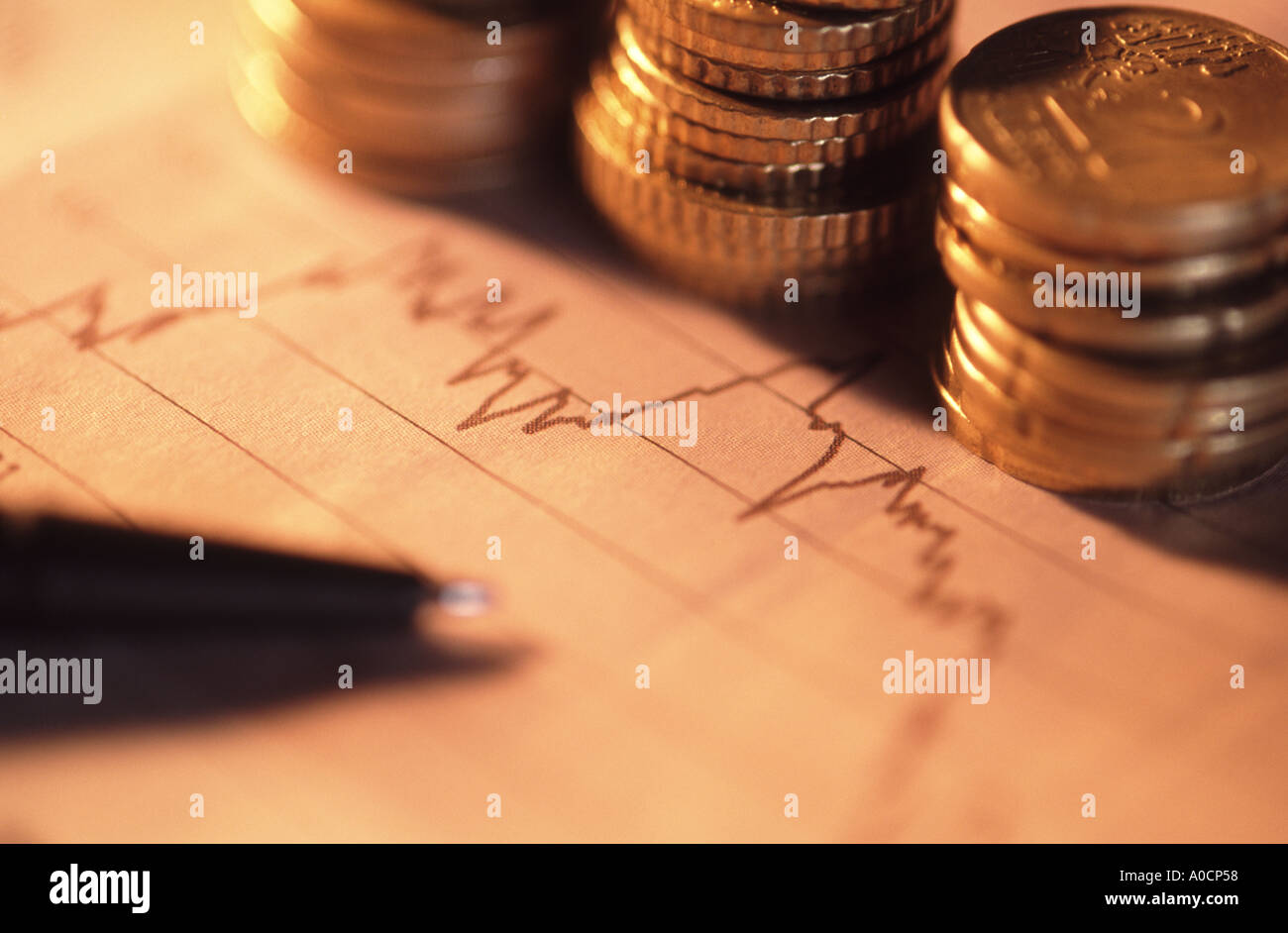 newspaper stock graphics business Stock Photo - Alamy