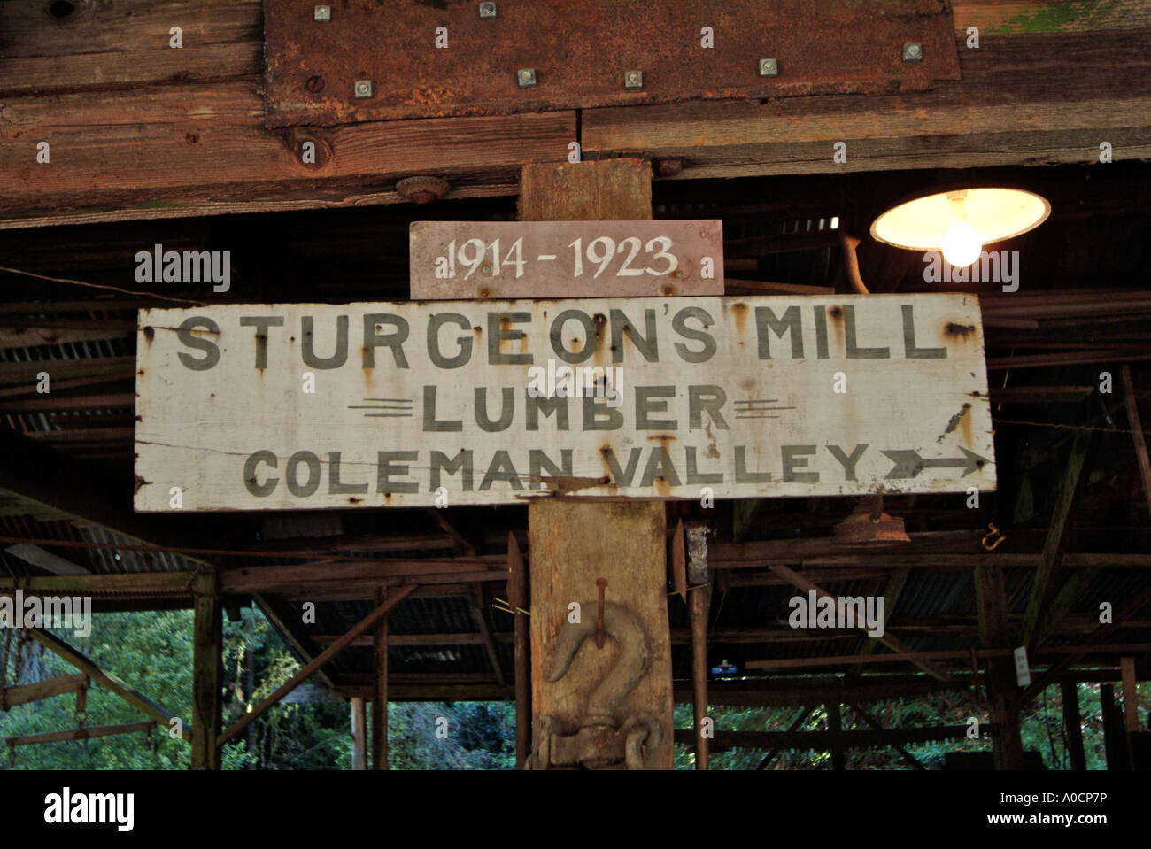 Lumber mill sign hi-res stock photography and images - Alamy