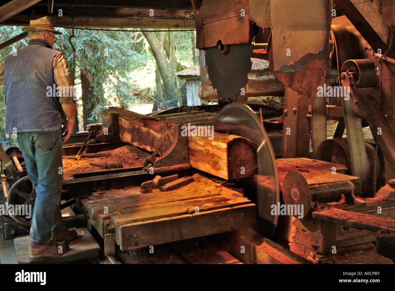 Cut redwood lumber hi-res stock photography and images - Alamy