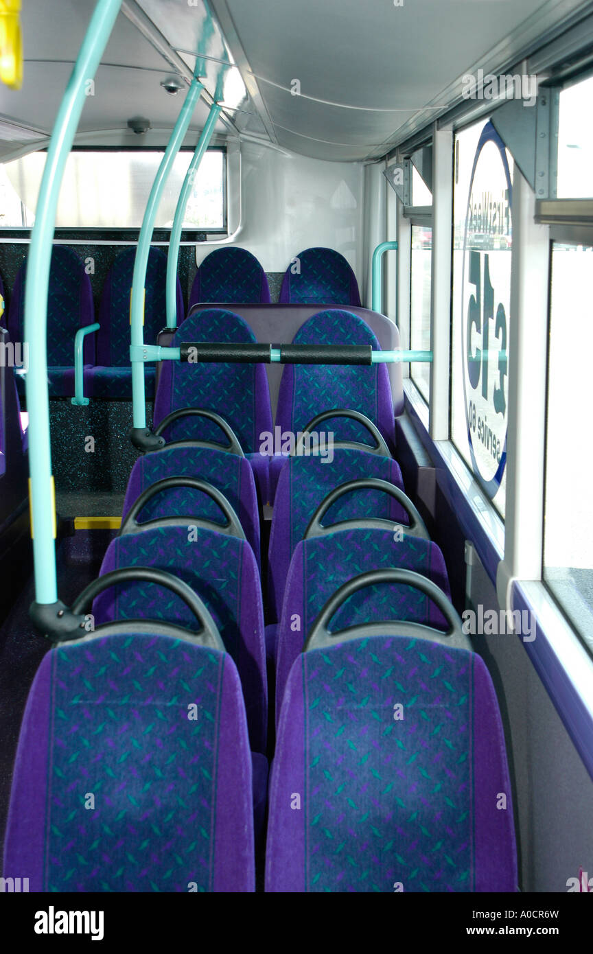 First bus inside seats hi-res stock photography and images - Alamy
