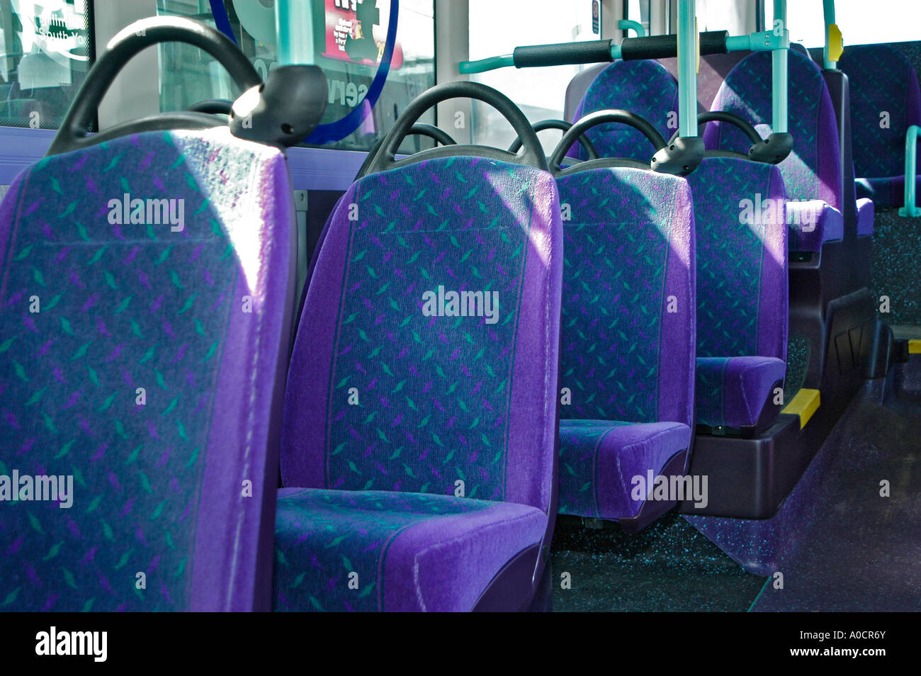 First bus inside seats hi-res stock photography and images - Alamy