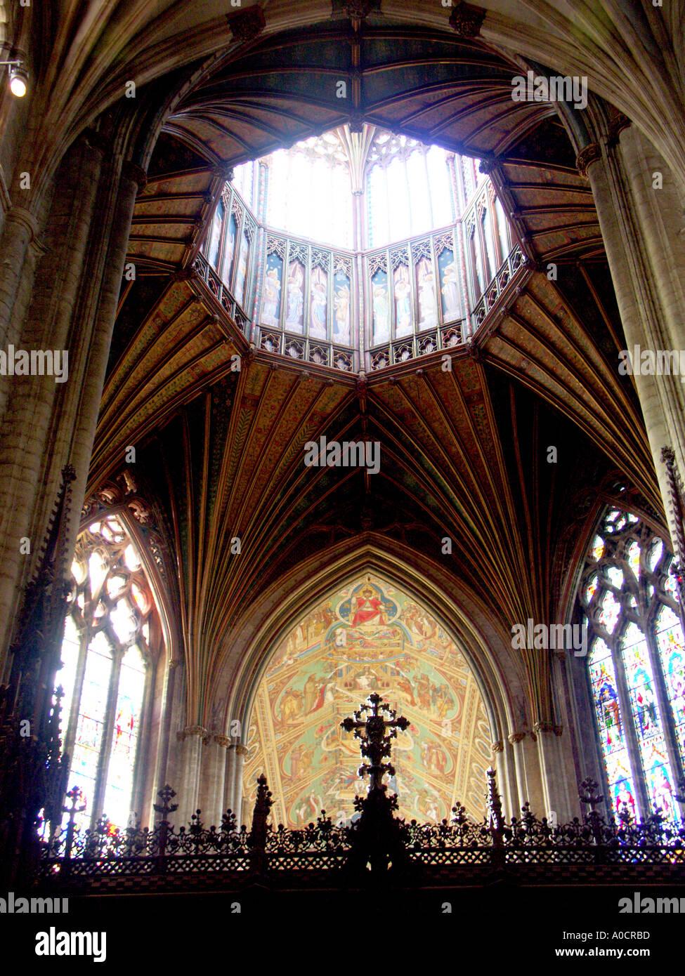 The Octagon at Ely Cathedral Cambridgeshire England Stock Photo - Alamy