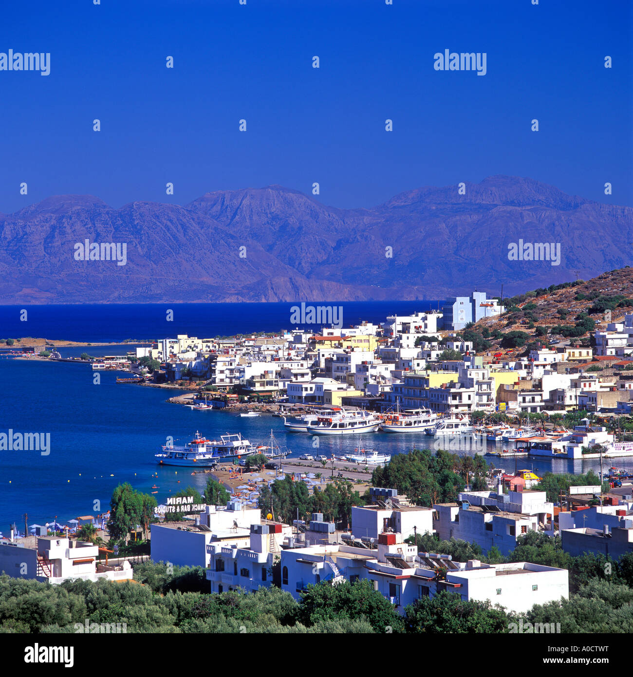 Elounda, crete hi-res stock photography and images - Alamy