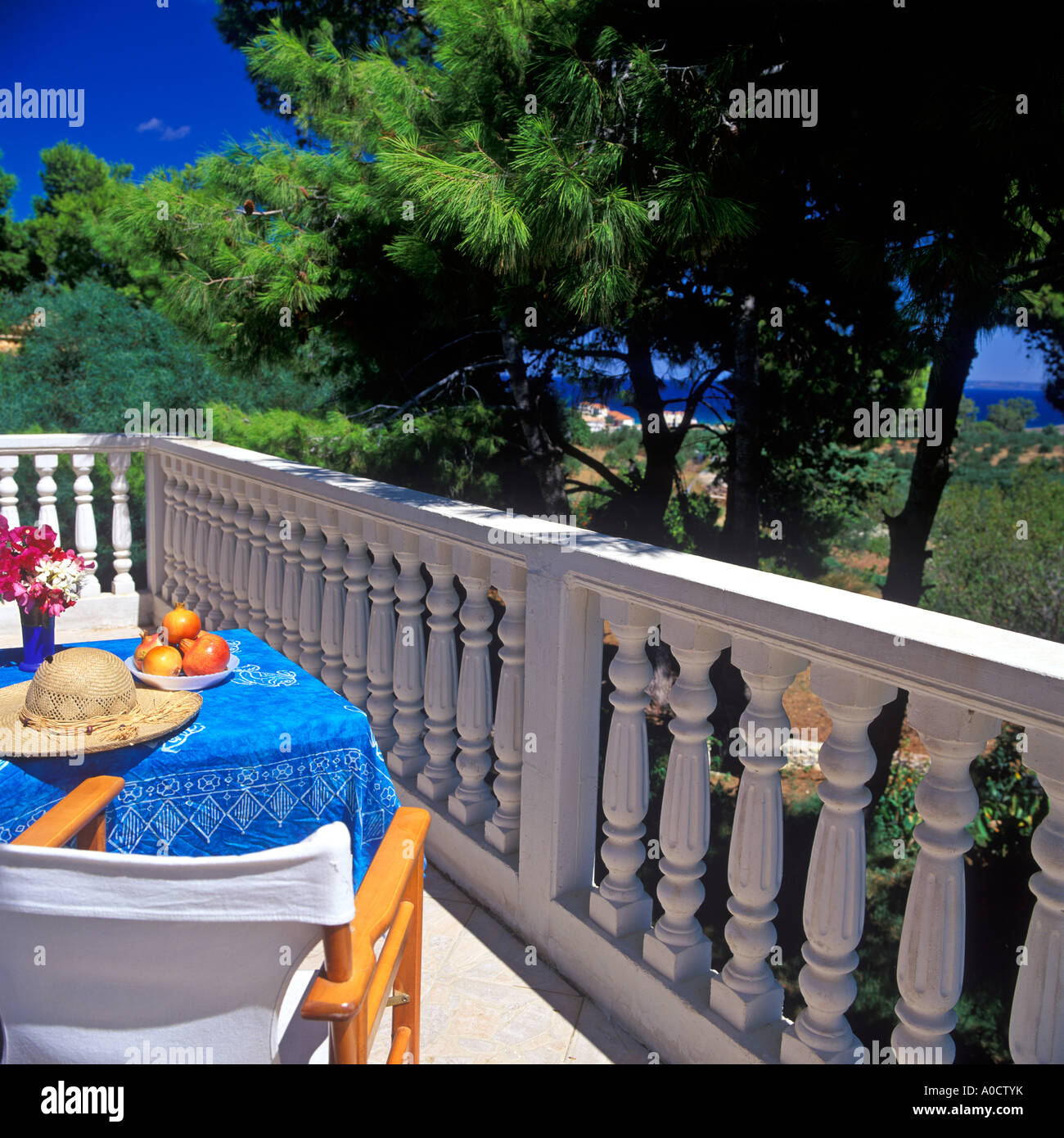 Balcony flowers on table hi-res stock photography and images - Alamy
