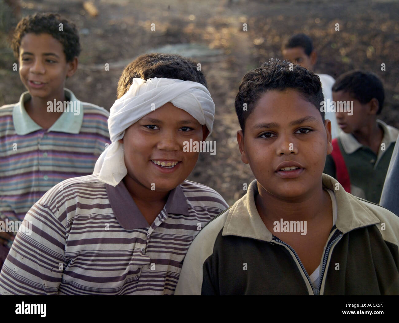 Children egypt field hi-res stock photography and images - Alamy