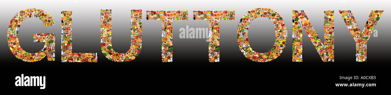 Gluttony feast hi-res stock photography and images - Alamy