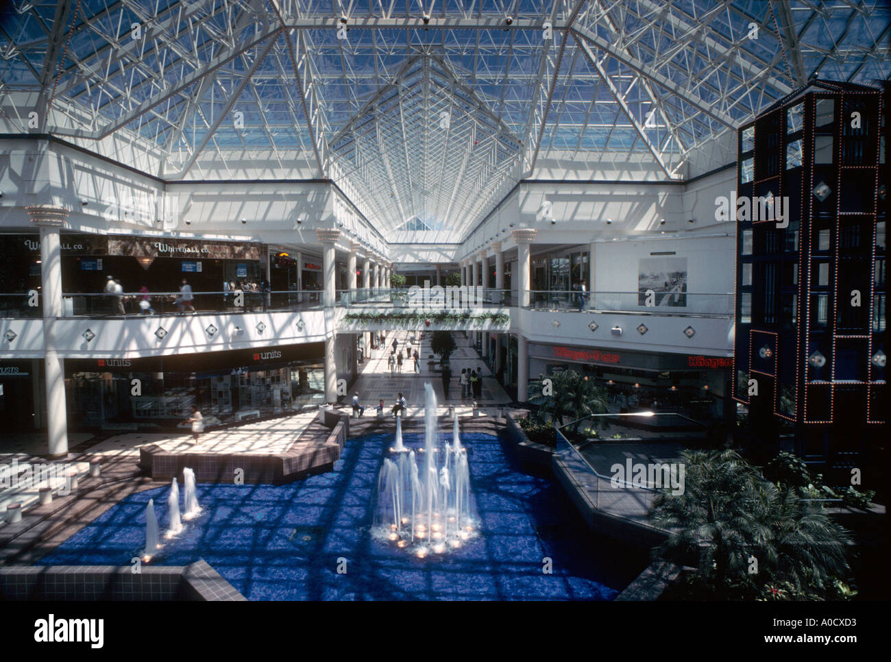 Indoor Shopping Mall Rochester NY Stock Photo - Alamy