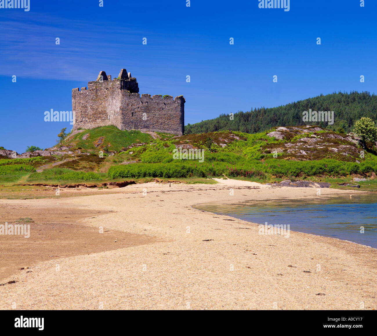 Summer castle tioram hi-res stock photography and images - Alamy