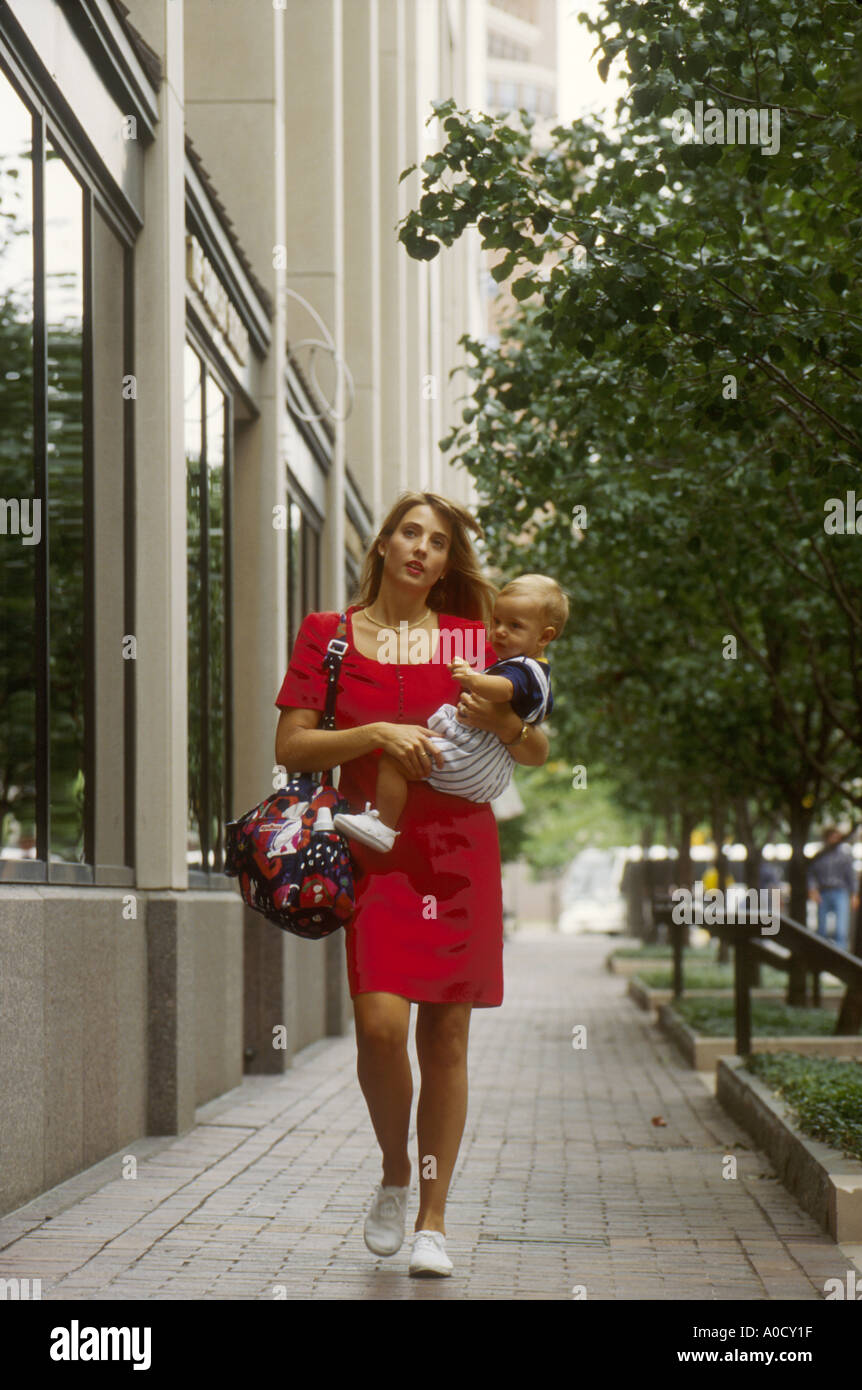Working mother Stock Photo - Alamy