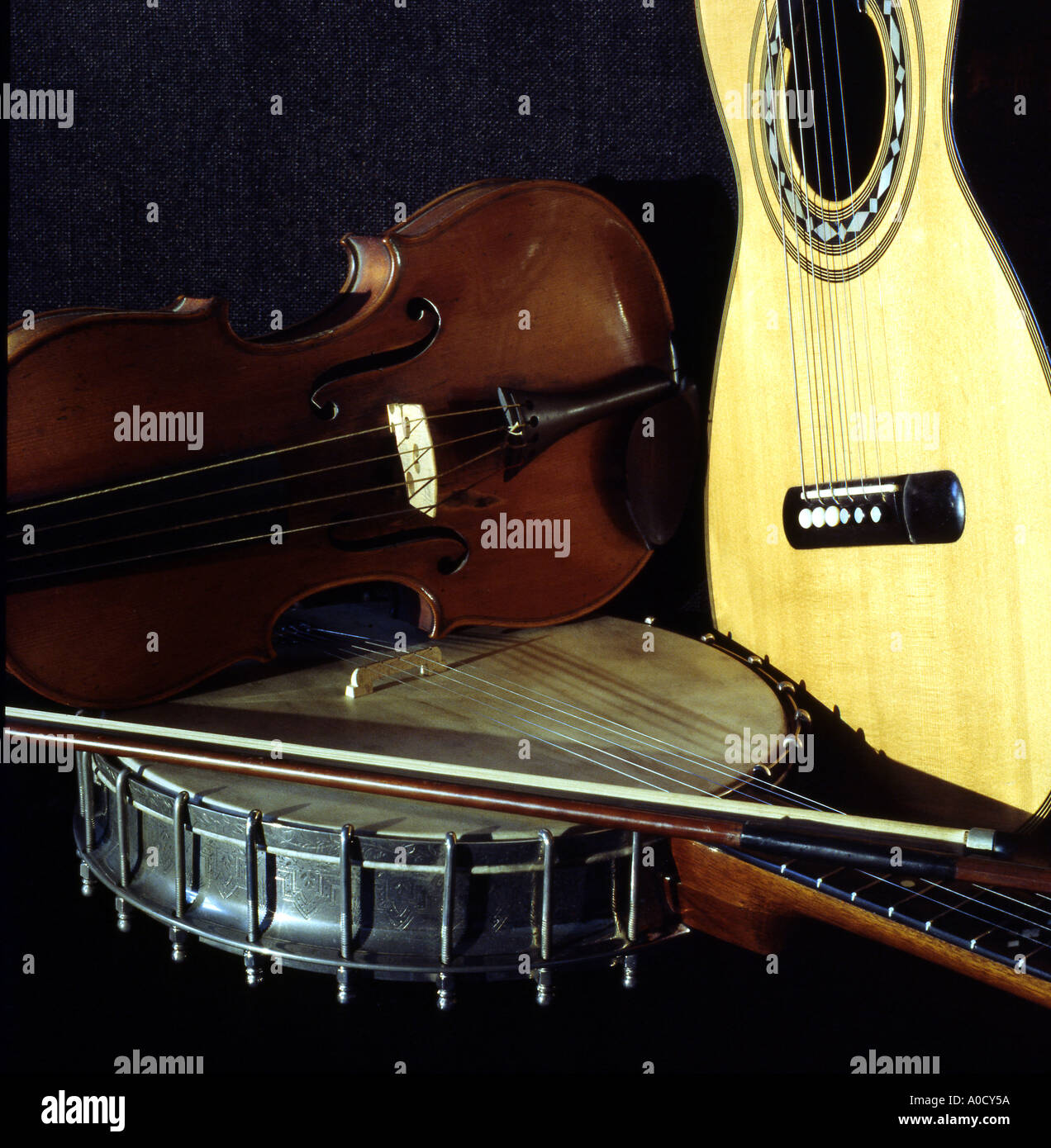 Fiddle Banjo Engraving