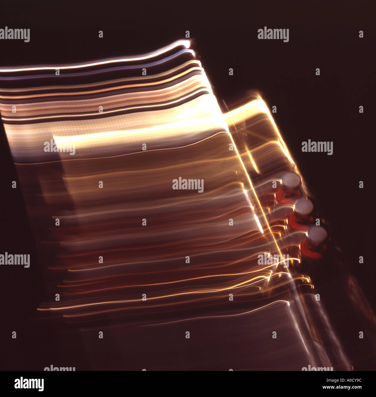 Brass Musical Instrument with Movement Stock Photo - Alamy